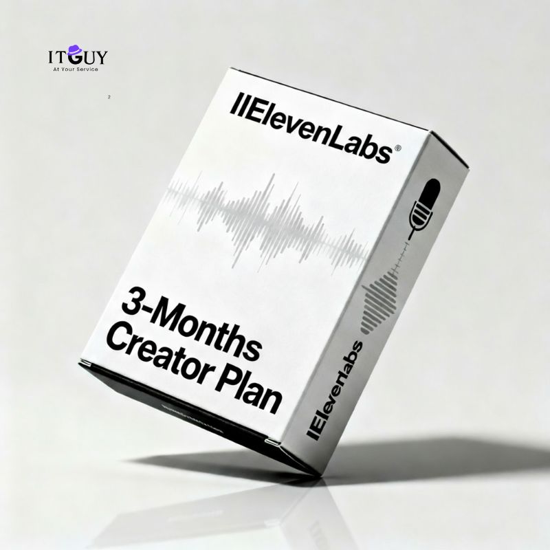 ElevenLabs Creator Plan - 3-Months - IT Guy